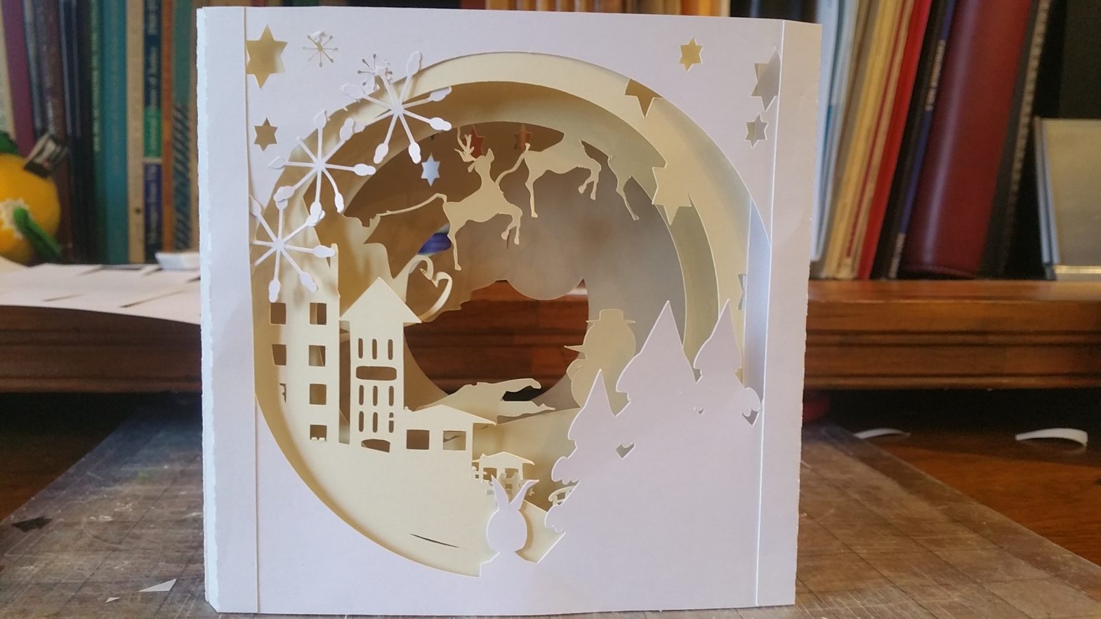 Shadow box card in 10 min - Just Us Crafting