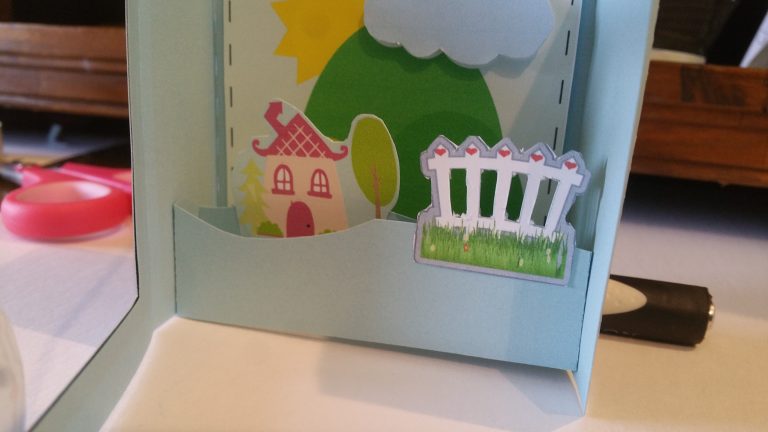 Shadow box card in 10 min - Just Us Crafting
