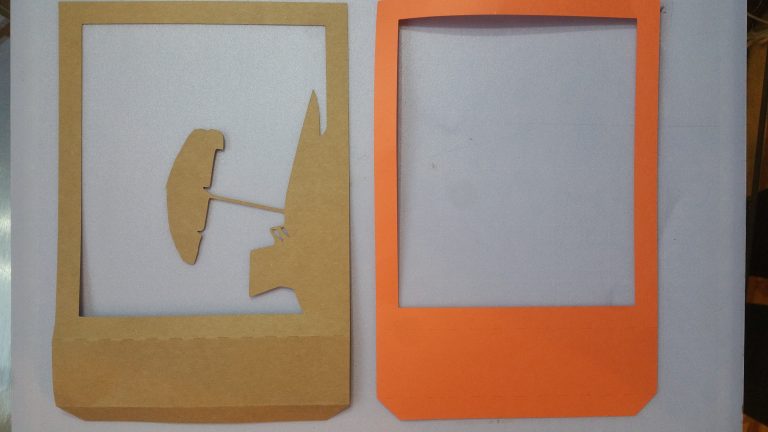 Shadow box card in 10 min - Just Us Crafting