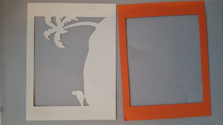 Shadow box card in 10 min - Just Us Crafting