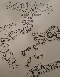 Courage: Childrens Class Idea - Just Us Crafting